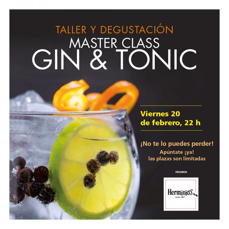 Taller y degustación, master class gin&tonic - dDC - Daza Diseño y ...